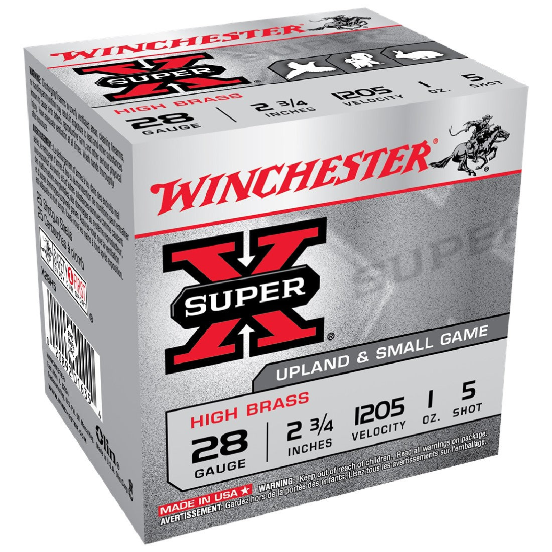 WINCHESTER SUPER X 28 GA #5 2 3/4" 28GM — H Rehfisch & Co