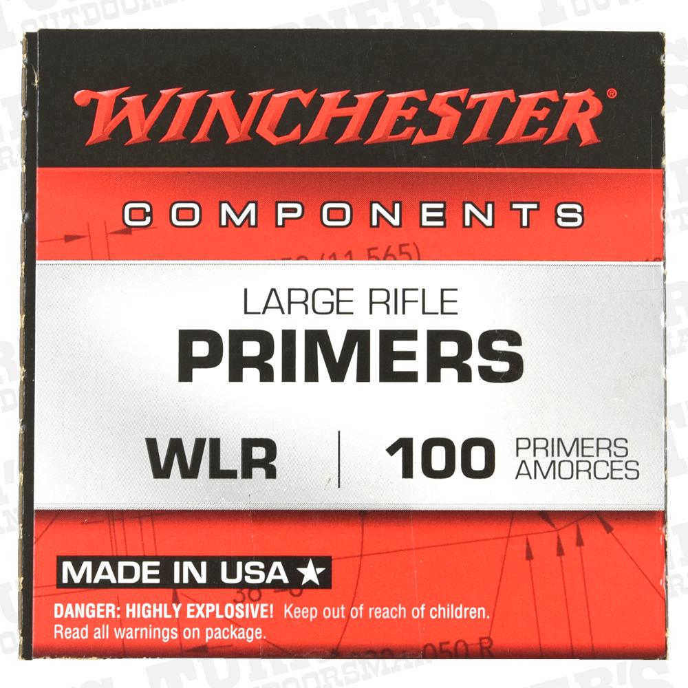 WINCHESTER LARGE RIFLE PRIMERS 100 PK — H Rehfisch & Co