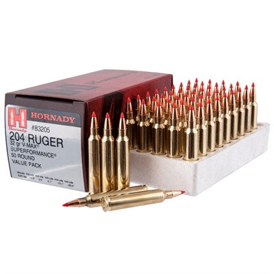HORNADY CENTERFIRE 204 RUGER 32 GR 50 PK — H Rehfisch & Co