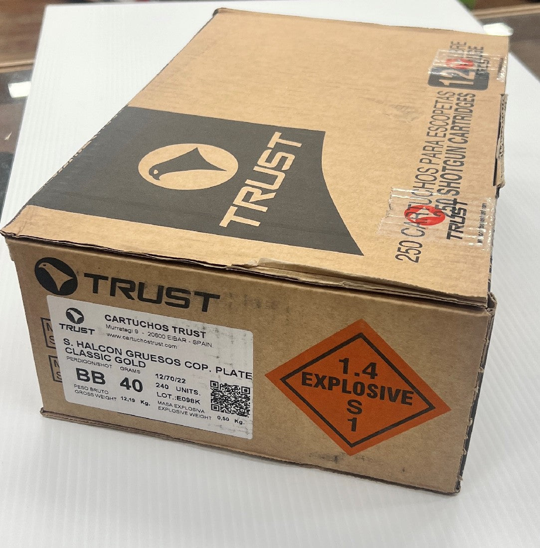 TRUST SUPER HALCON 40GM BB COPPER PLATED SLAB 240PK — H Rehfisch & Co