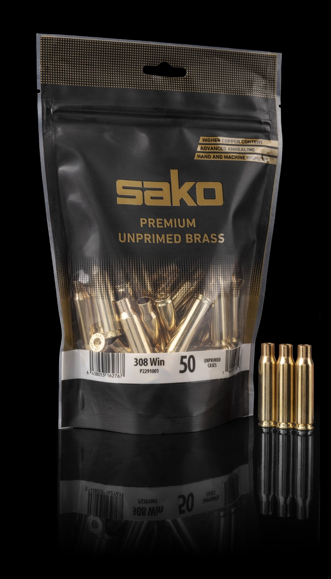 SAKO UNPRIMED BRASS 308 WIN SML RFL PRIMER 50PK — H Rehfisch & Co