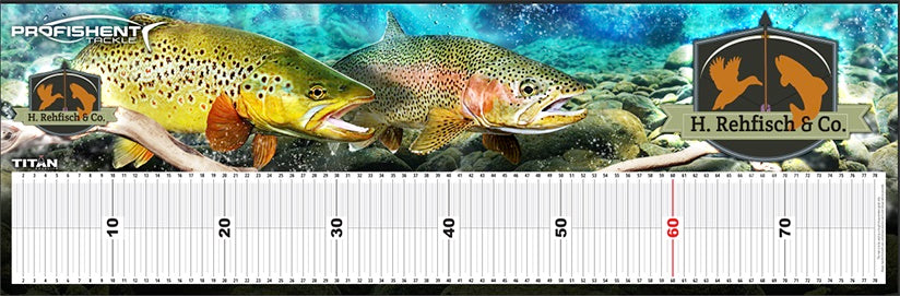 PROFISHENT/REHFISCH MEASURE MAT TROUT 80CM — H Rehfisch & Co