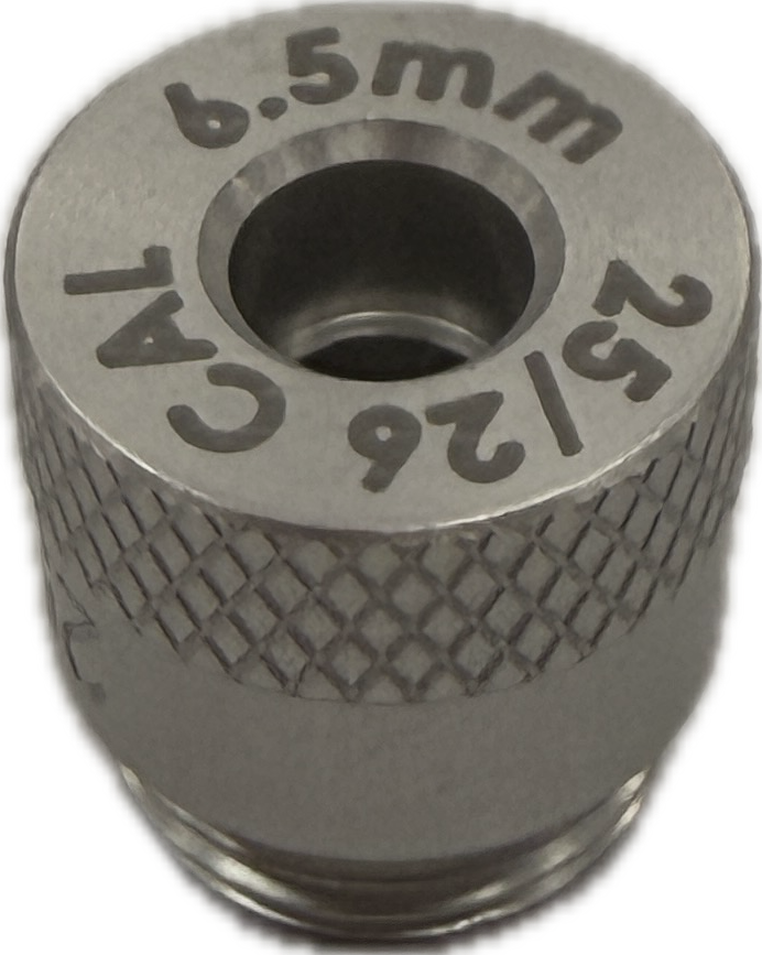 RCBS MATCHMASTER POWDER FUNNEL ADAPTOR 6.5MM — H Rehfisch & Co