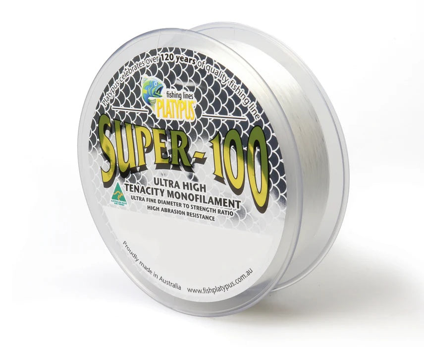 PLATYPUS SUPER-100 MONO LINE 300M CLEAR — H Rehfisch & Co