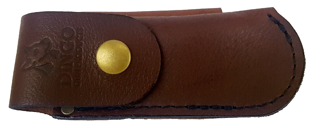 DINGO KNIFE POUCH LARGE LEATHER HORIZONTAL — H Rehfisch & Co
