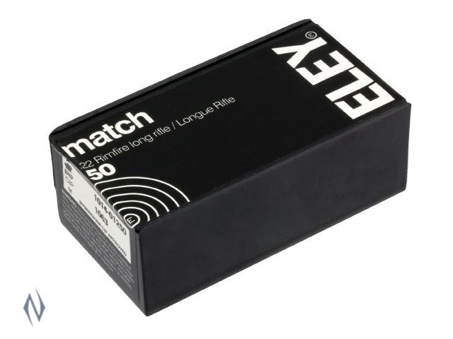 ELEY RIMFIRE 22LR MATCH 50 PK — H Rehfisch & Co